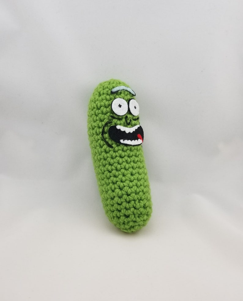 Pickle Rick inspired Amigurumi | Etsy