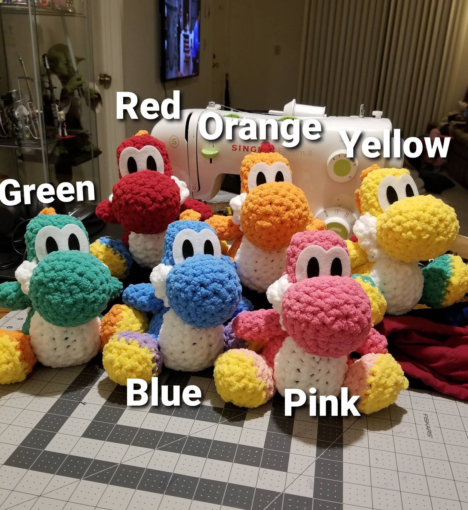 Yoshi Plushie | Etsy