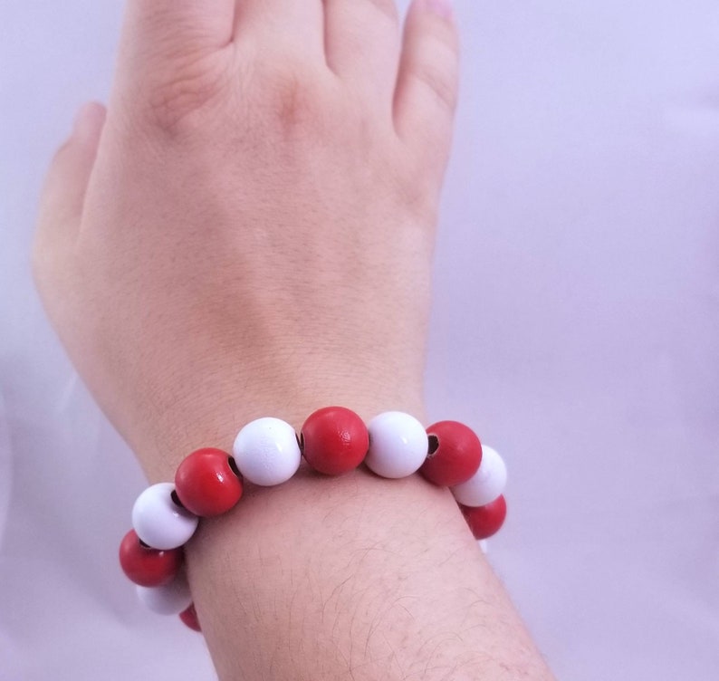 Kyo Bracelet red - Etsy