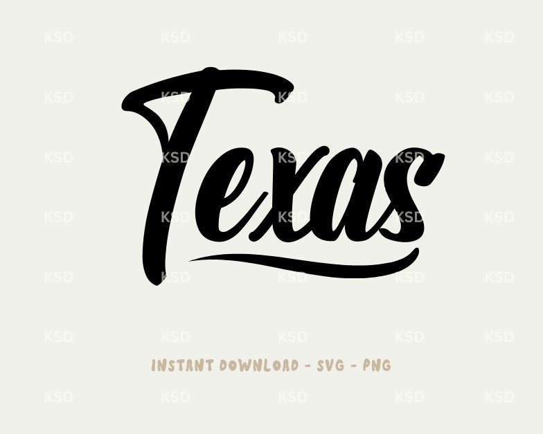 TEXAS SWOOSH DESIGN Svg | Instant Download | Png File | Digital ...