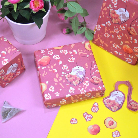 Tea Wrapping/scrapbooking Paper heavyweight A2 150GSM - Etsy