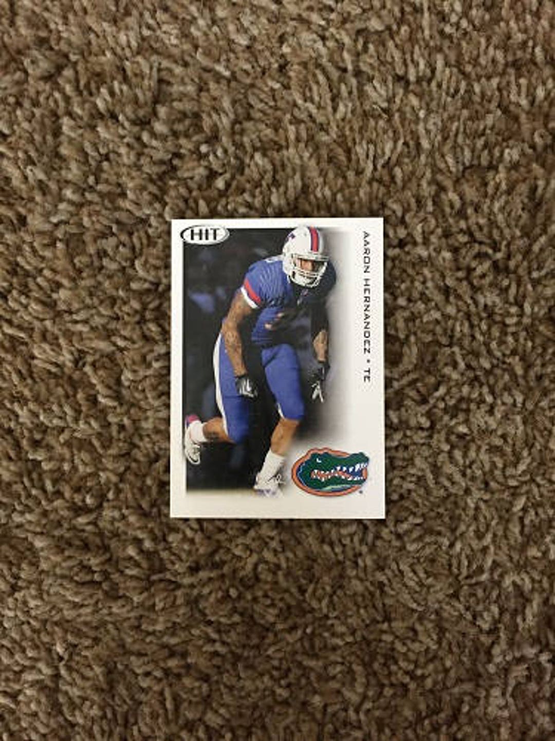Aaron Hernandez NFL Football Trading Card Mint Condition Rookie Card RC ...