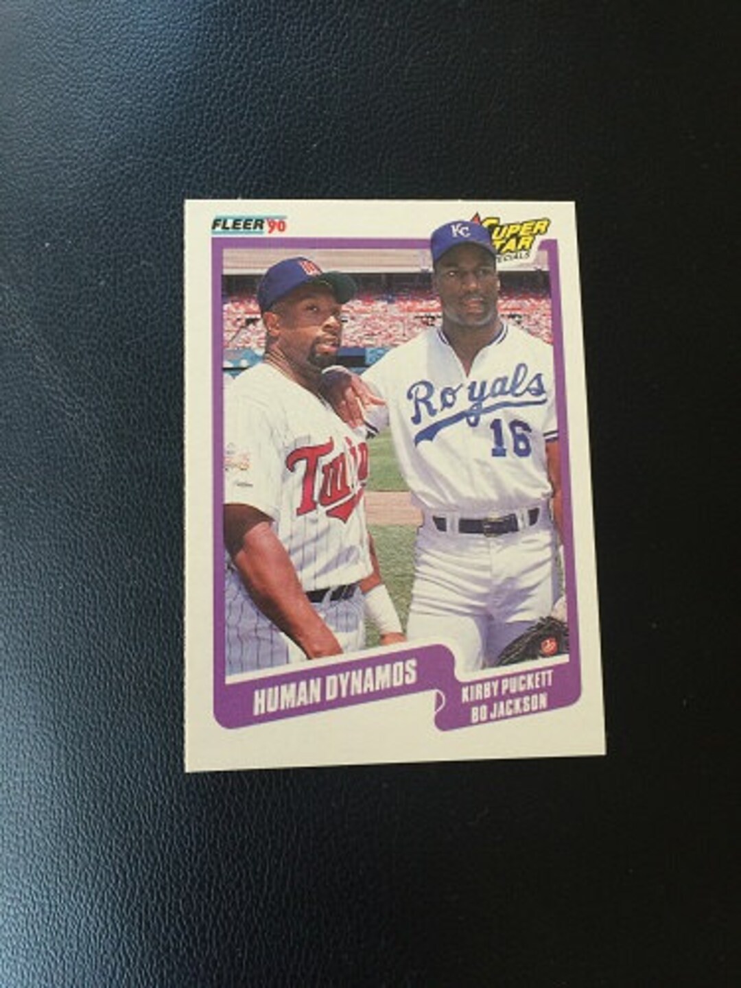 Bo Jackson and Kirby Puckett 1990 Fleer MLB Baseball Trading Card ...