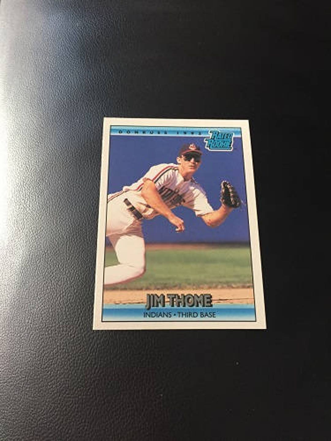 Jim Thome MLB Rookie Trading Card Mint Condition RC Very Good Cleveland ...