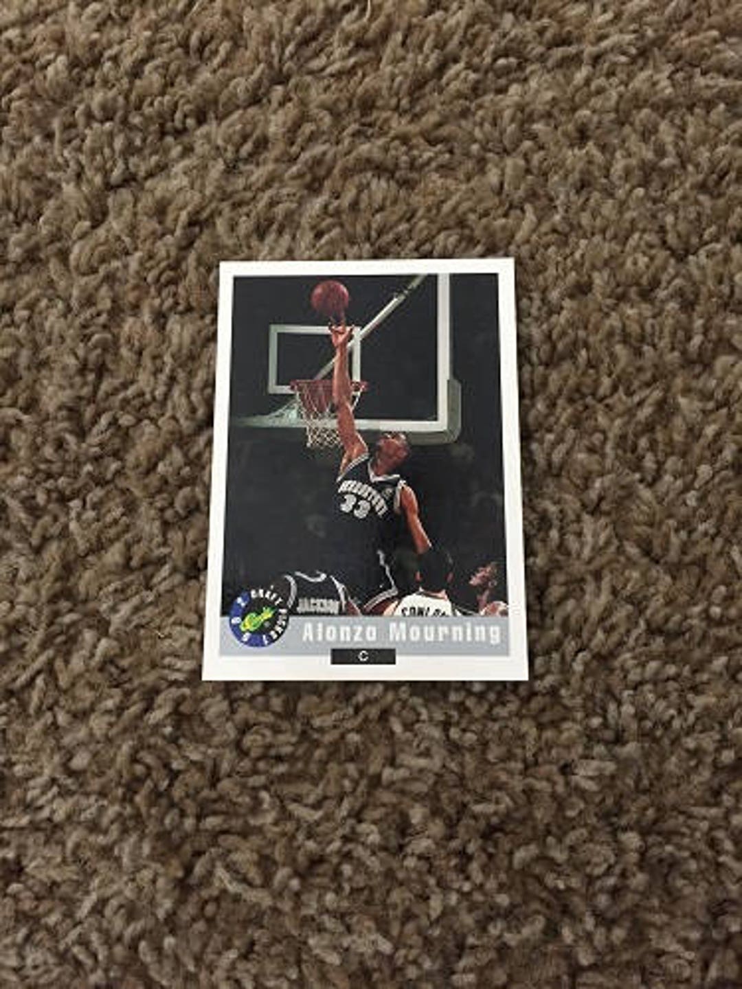 Alonzo Mourning NBA Rookie Trading Card Mint Condition RC Muy buen ...