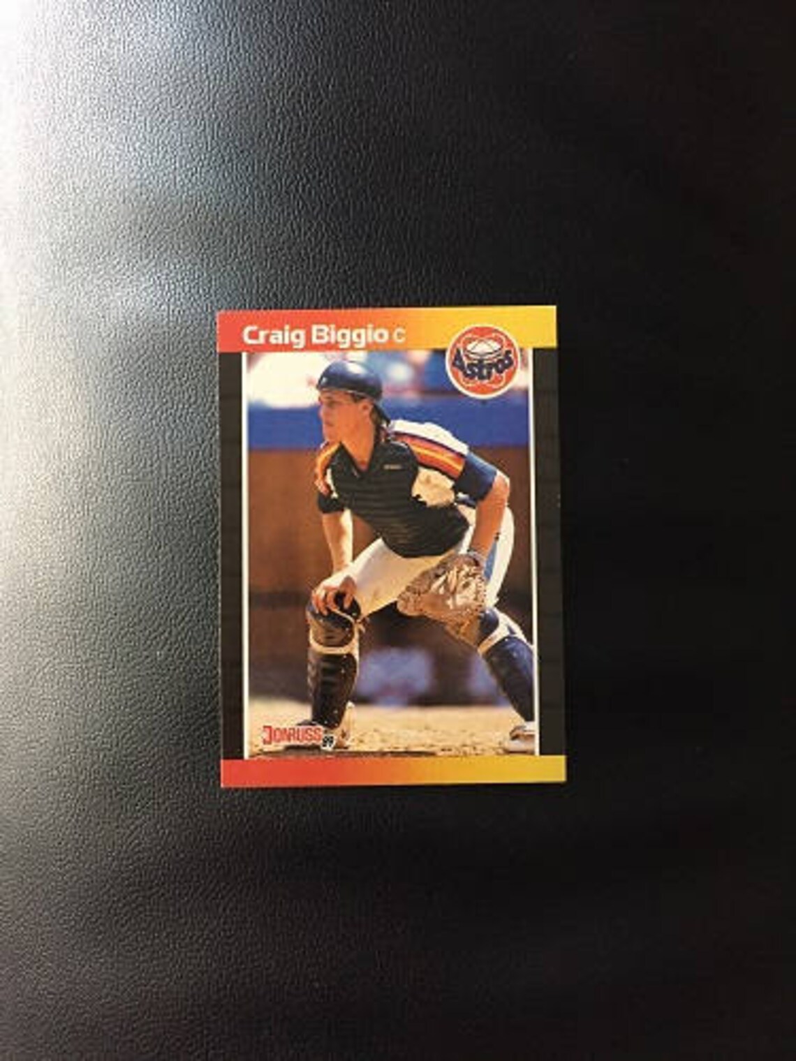 Craig Biggio MLB Baseball Trading Card Mint Condition Rookie Card 1989 ...