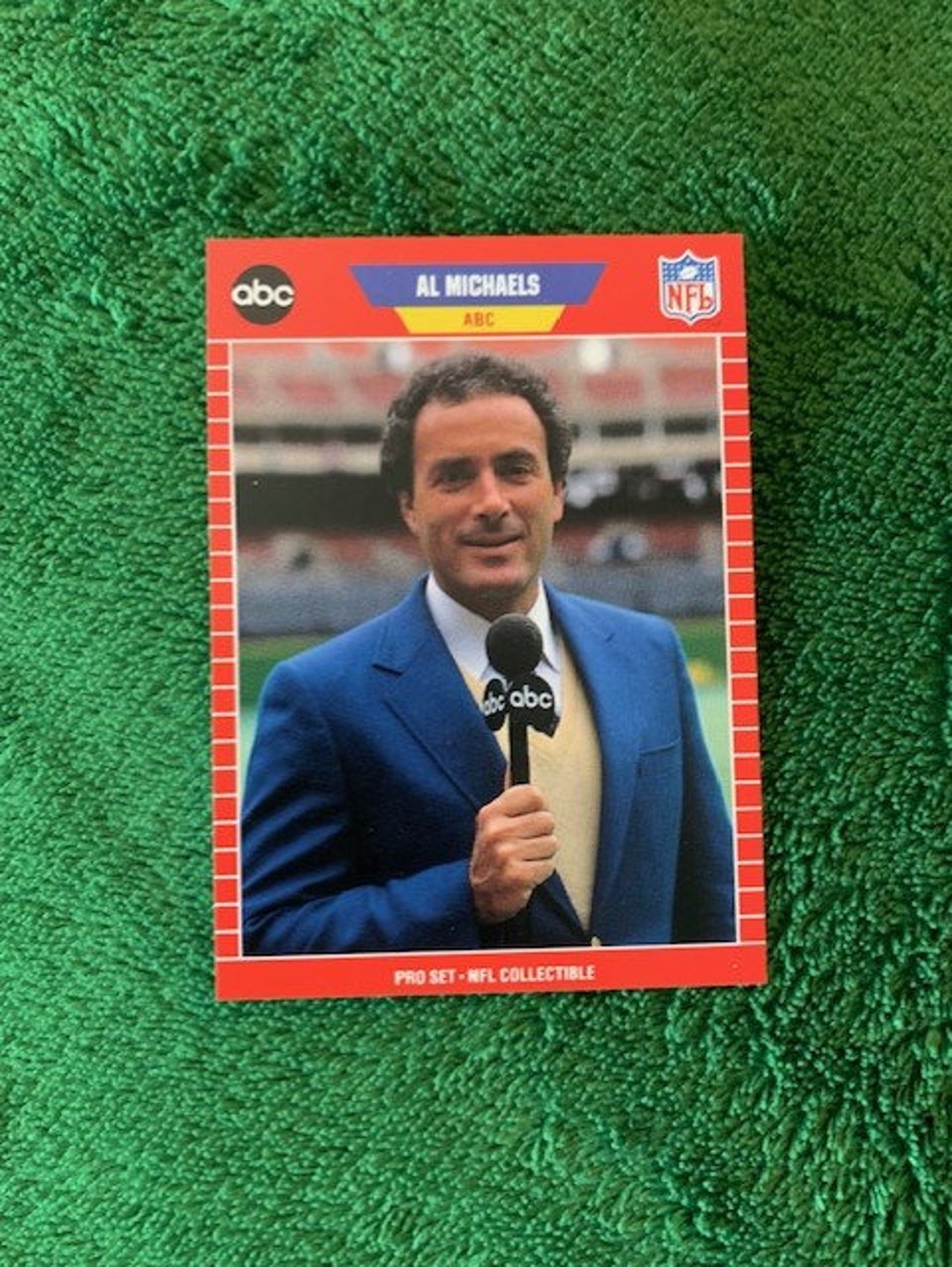 Al Michaels 1989 Pro Set Football Trading Card - ABC Monday Night ...