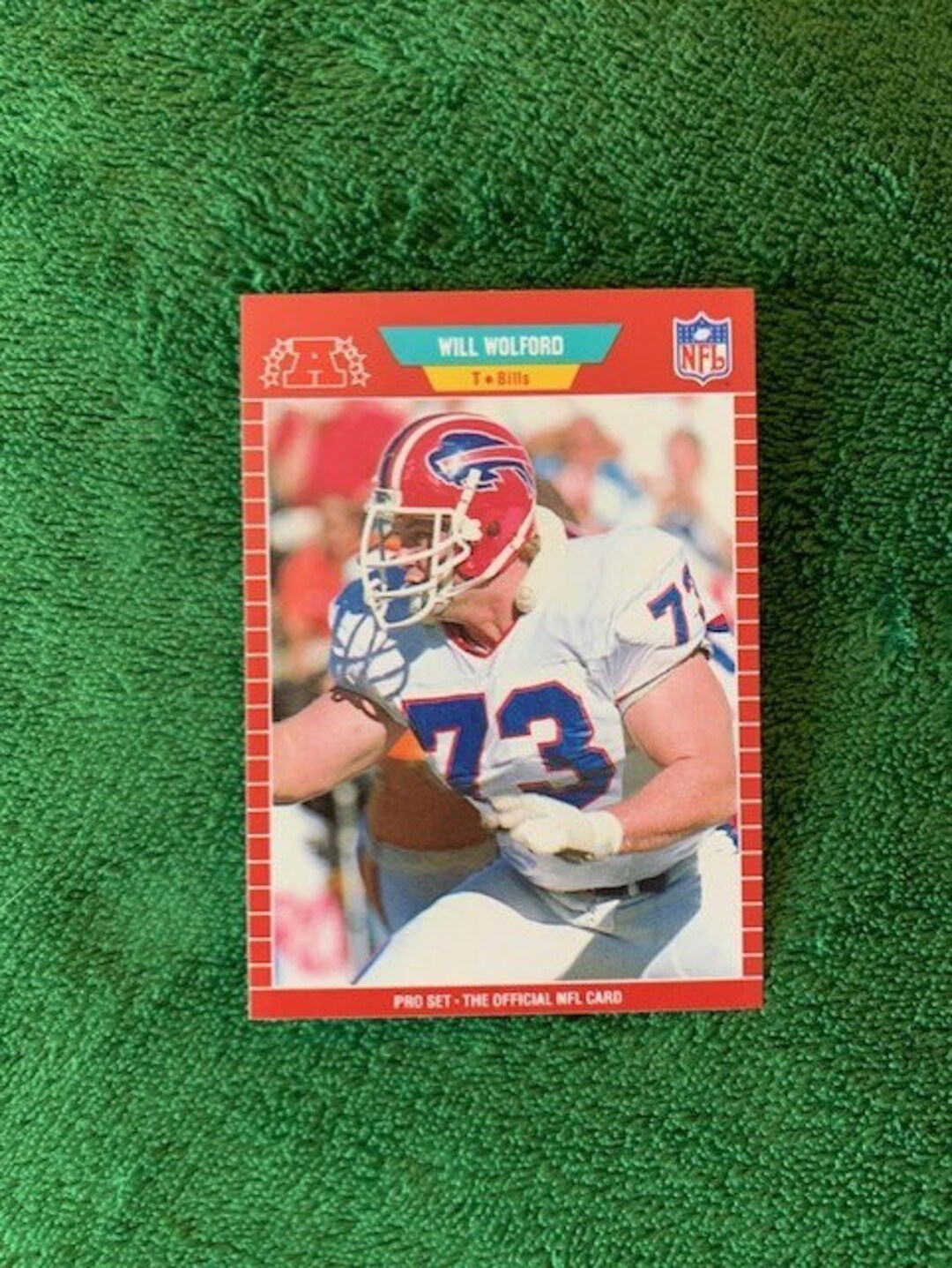 Will Wolford NFL Rookie Trading Card - Mint Condition RC - Very Good ...