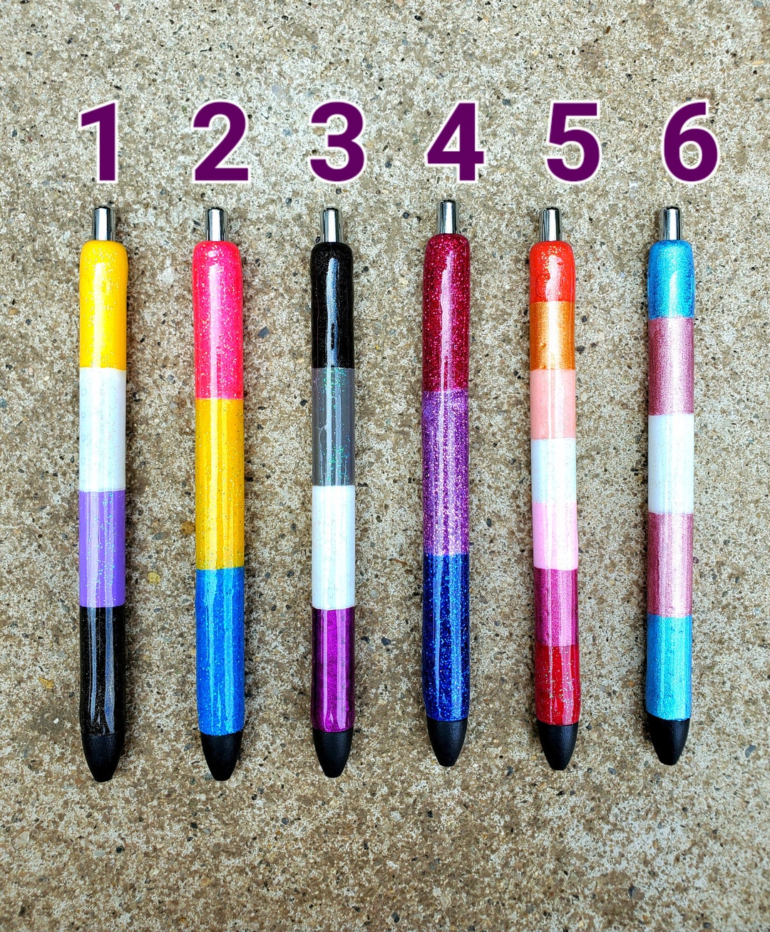 Hand Painted Rainbow, Pride, Trans, Bi, Lesbian, Nonbinary, Asexual ...