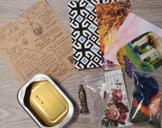 DIY Vintage Girl Magnet Shrine Kit - Etsy