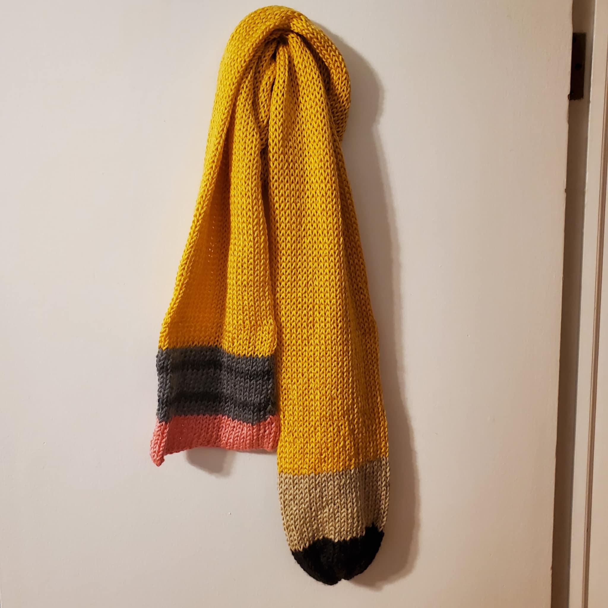 Pencil Scarf, Cute Teacher Scarf, Gift for Teacher - Etsy