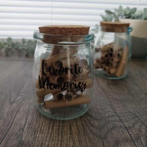 Custom Love Notes Jar Gift, Date Night Ideas, Gift for Boyfriend or ...