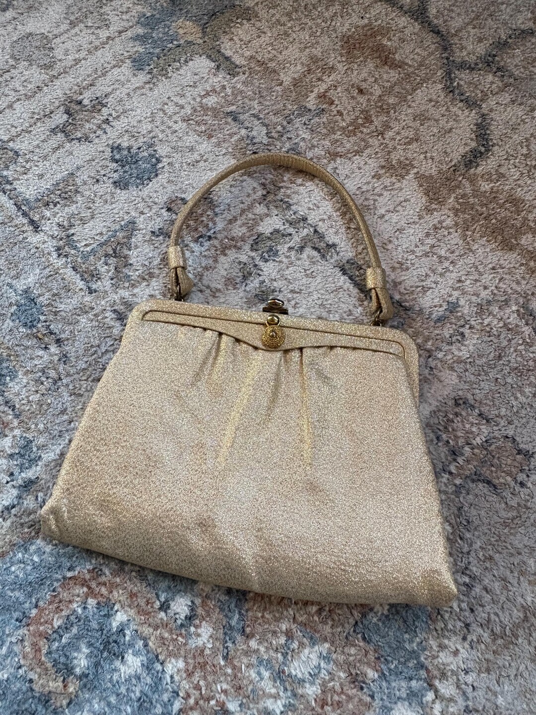 Vintage 50’s / 60’s Gold AFTER FIVE Purse / Top Handle / USA Made - Etsy