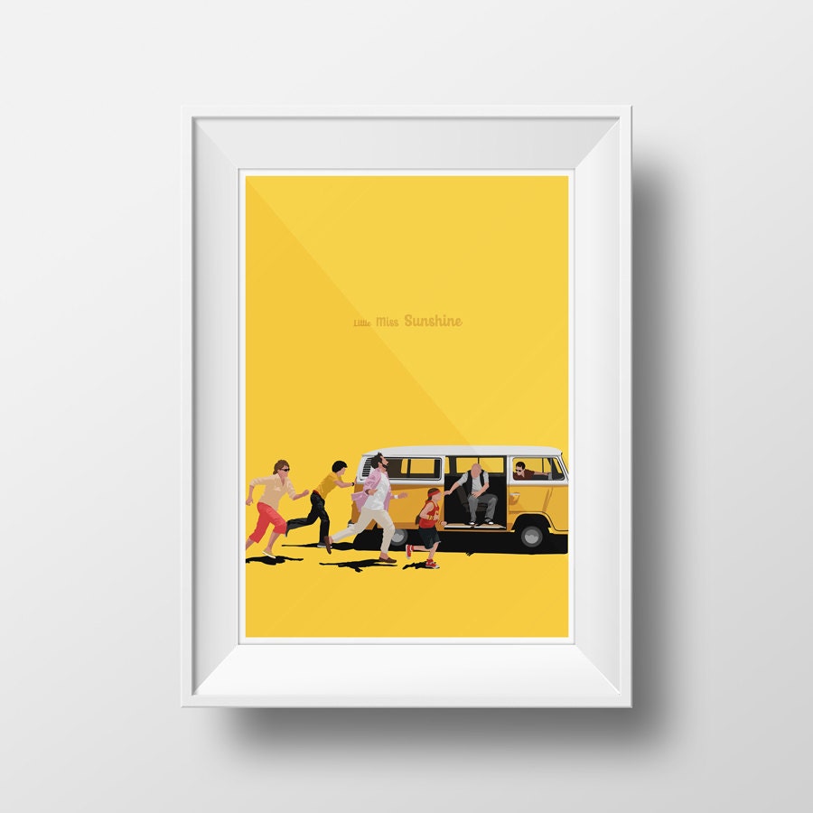 Little Miss Sunshine Illustration Art Print Poster Multiple - Etsy