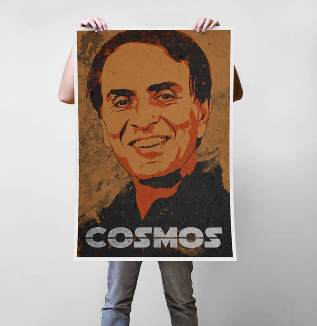 Carl Sagan - Scientists Series - Science Art Print - Poster - Multiple ...