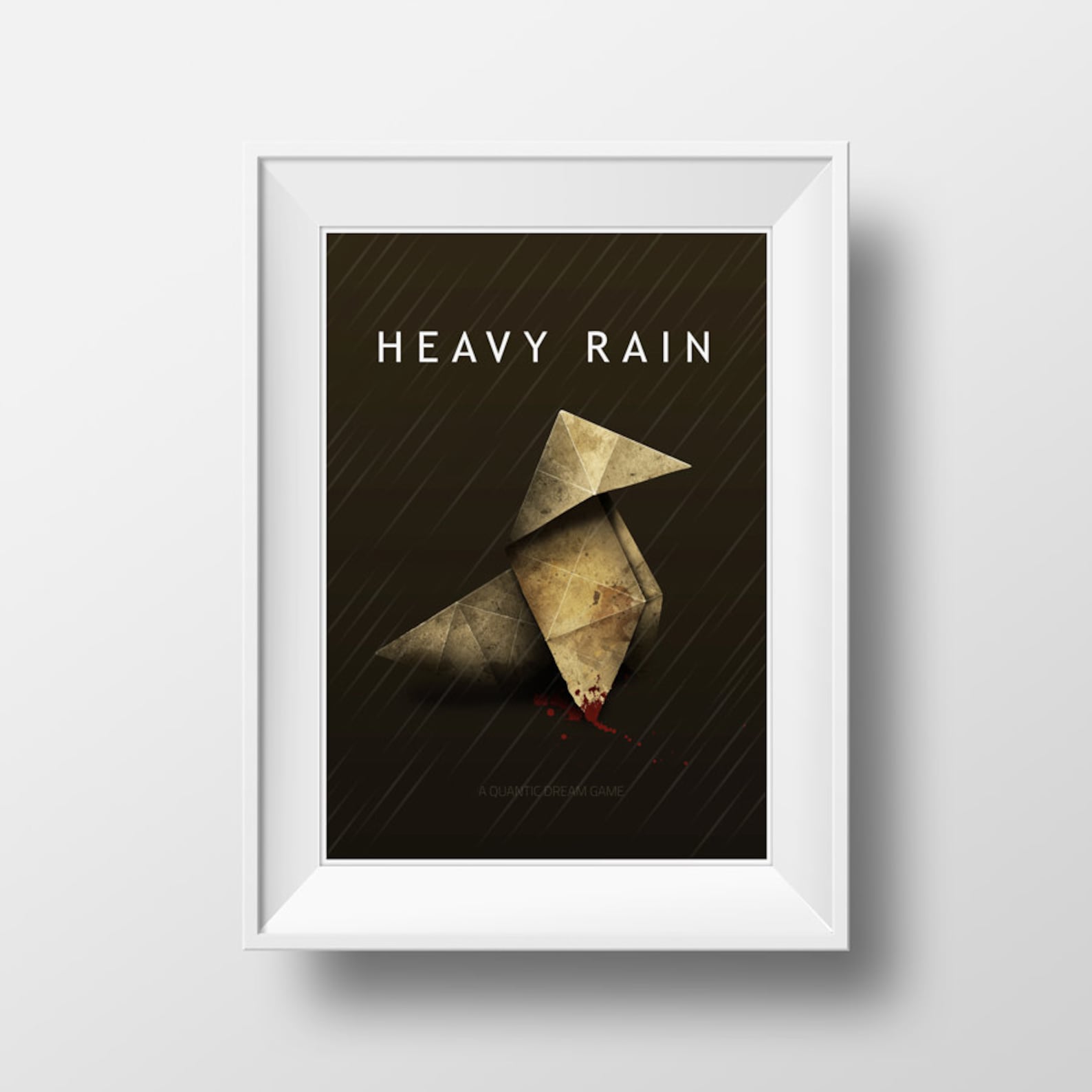 Heavy Rain Art Print Poster - Multiple Sizes - Etsy Norway
