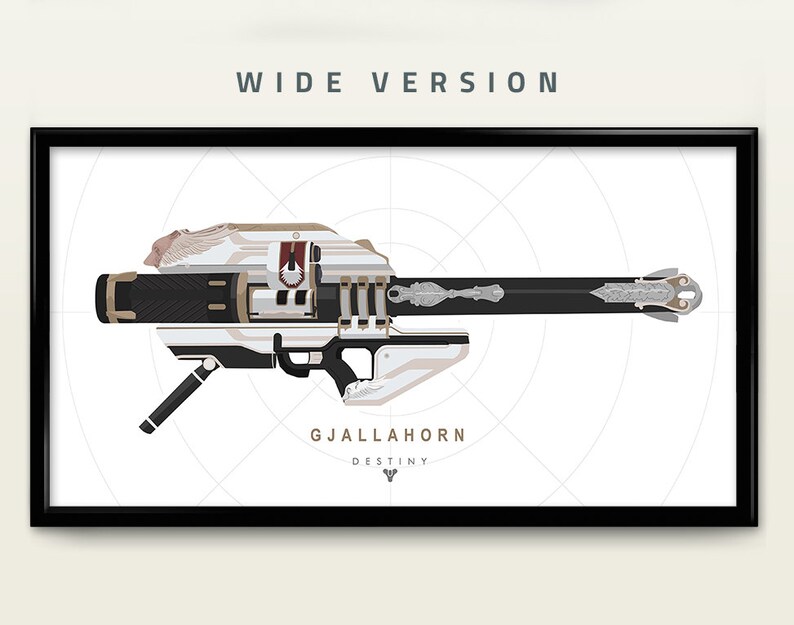 Gjallarhorn Futuristic Gun Space Marine Weapon Art Print - Etsy Canada