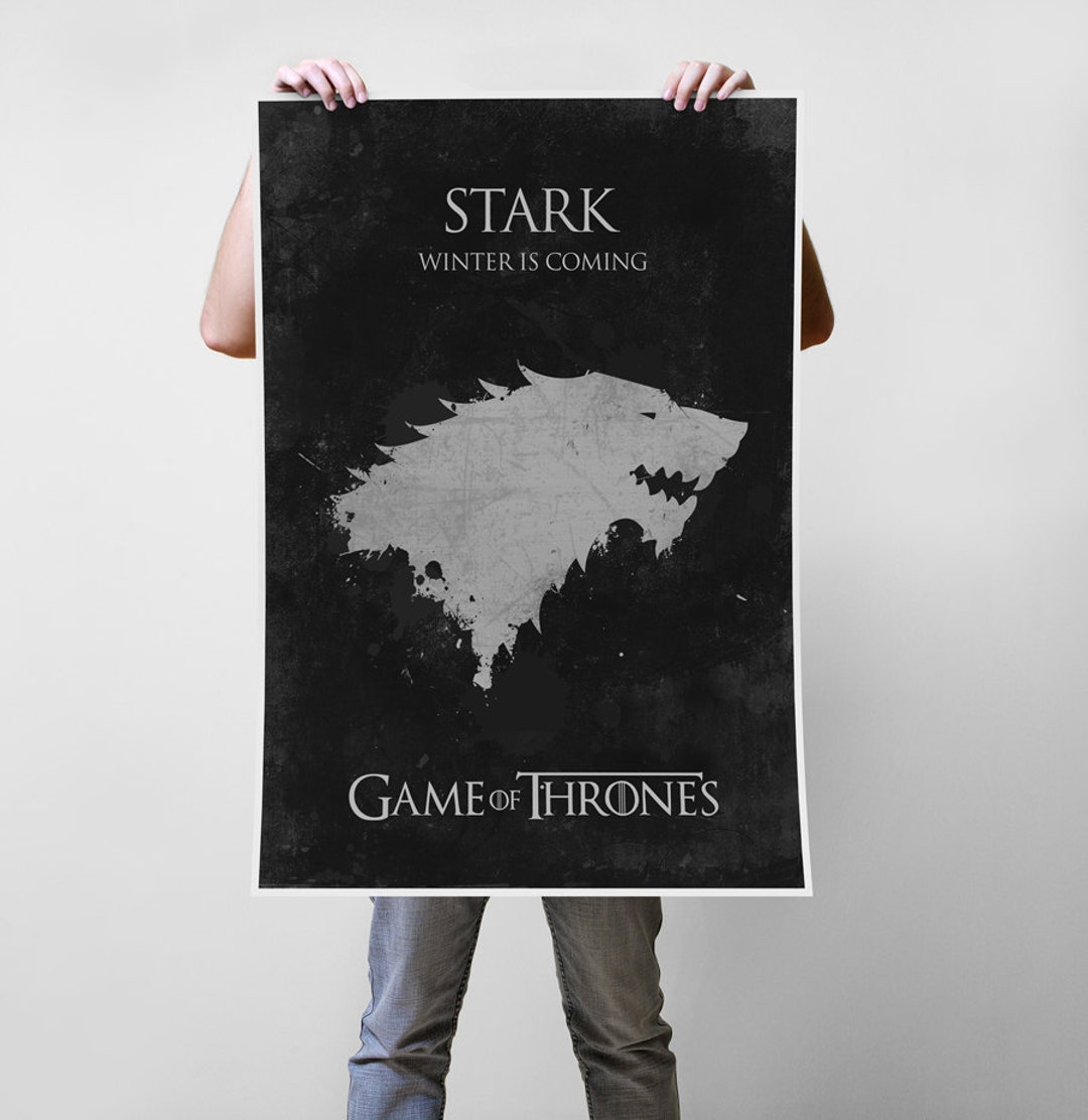 Stark Got House Art Print Poster - Multiple Sizes - Etsy