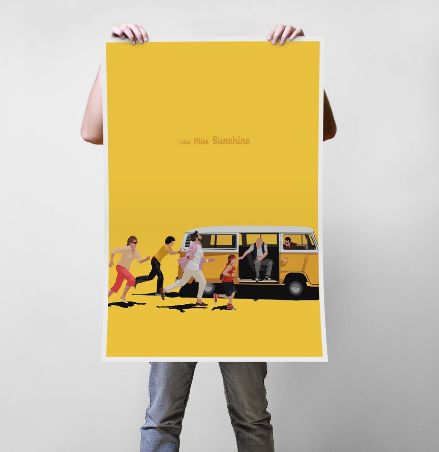 Little Miss Sunshine Illustration Art Print Poster Multiple - Etsy