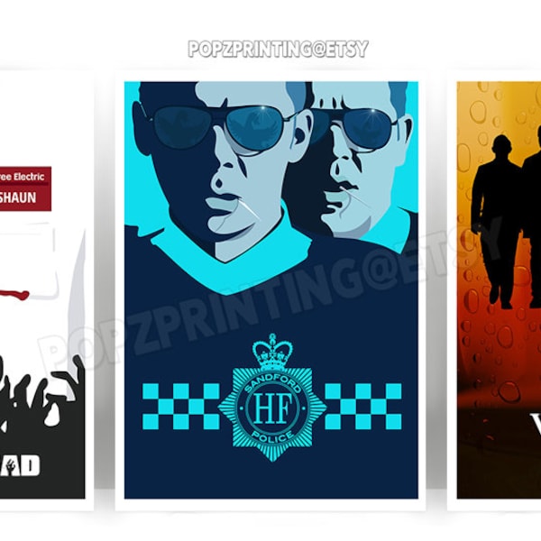 Cornetto Trilogy Posters - Etsy
