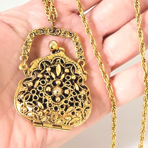 Purse Necklace - Etsy