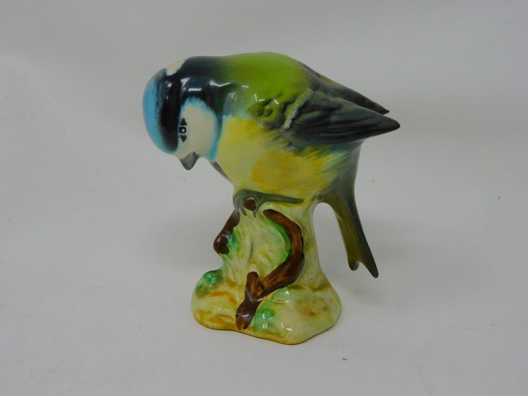 Vintage Beswick 'bluetit' Bird Glossy Porcelain Figurine, Model 992 - Etsy