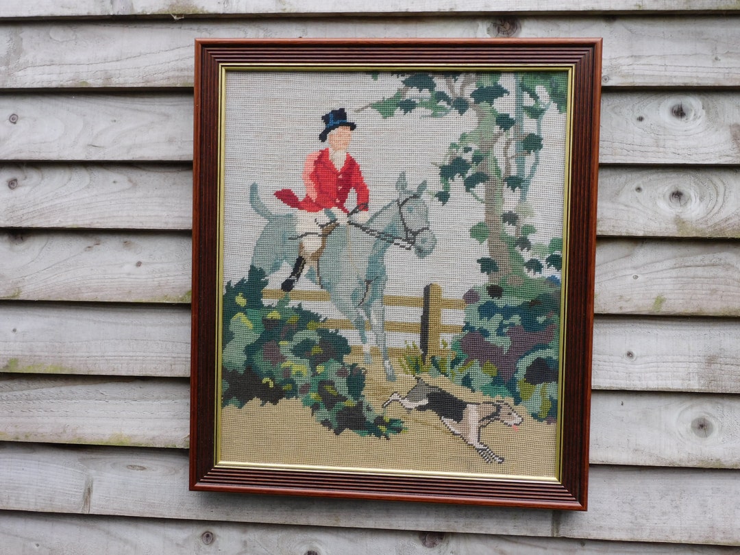 A Huntsman Tapestry in a Frame - Etsy