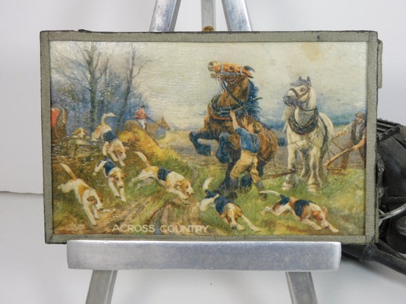 Fox Hunting Post Card Across Country - Etsy UK