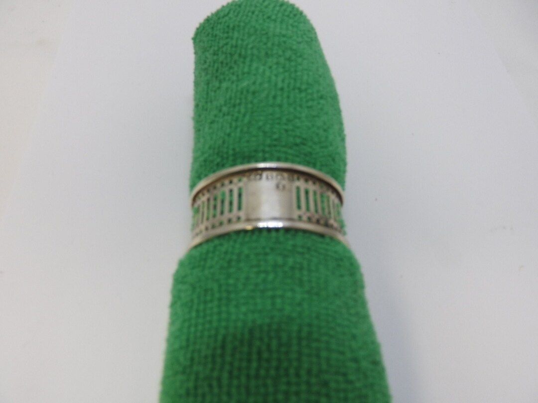Silver Hallmarked Napkin Ring, 1860 Birmingham Robert Pringle & Sons - Etsy