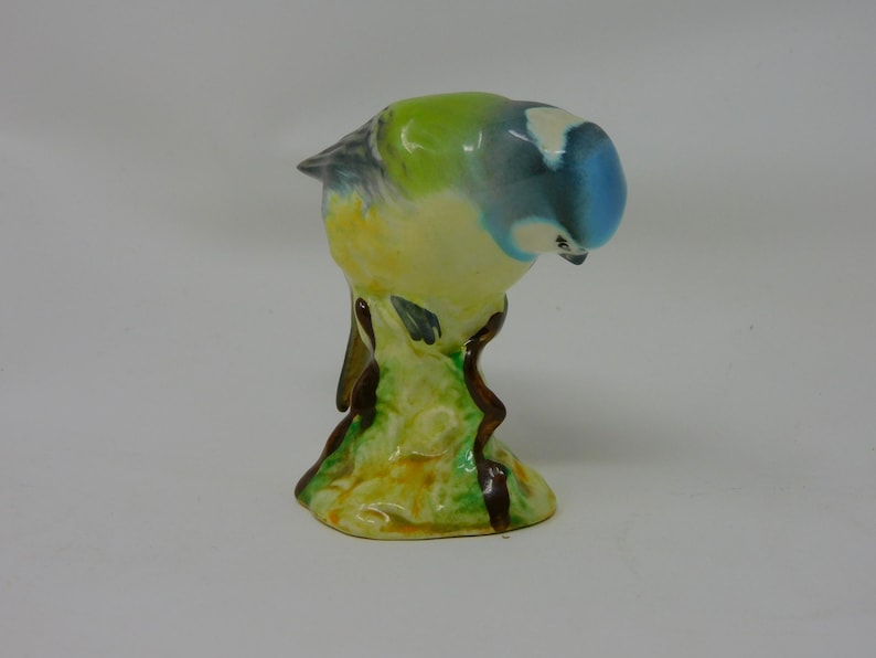 Vintage Beswick 'bluetit' Bird Glossy Porcelain Figurine, Model 992 - Etsy