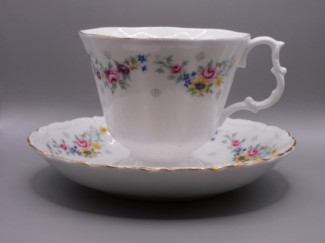 Royal Kent Cup and Saucer, Pink Rose Decoration, up to 3 Available - Etsy