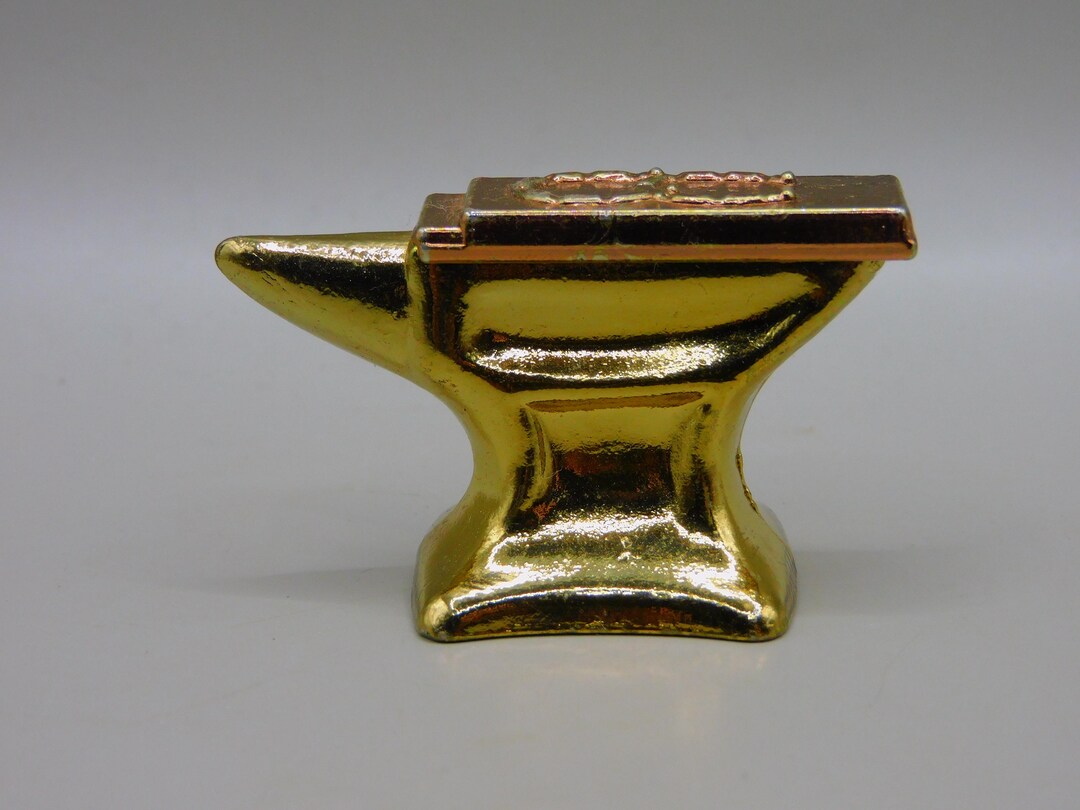 Anvil Paperweight, Figurine, Vintage Brass, Blacksmith's Anvil, Brass ...