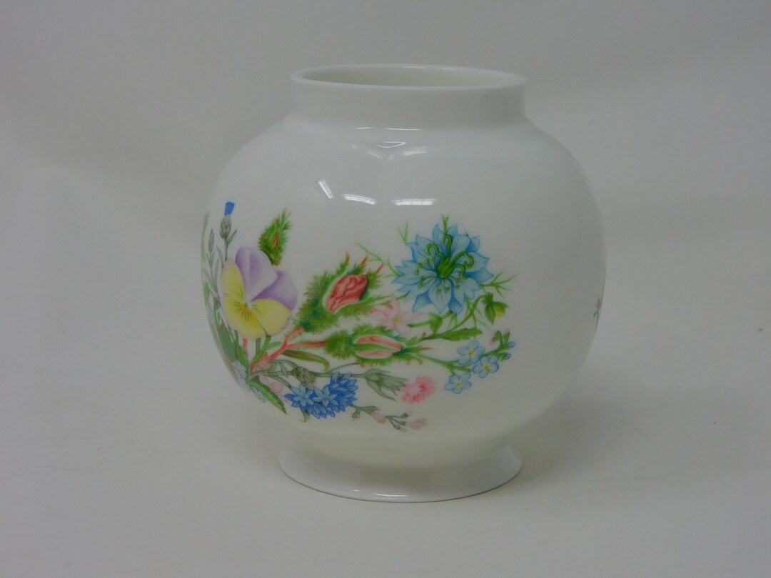 Aynsley Wild Tudor Vase, Vintage Aynsley, Vintage Floral Vase, Gift for ...