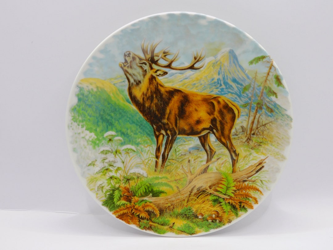 Seltmann Weiden Bavaria Stag Plate, West German Plate, Hunting Plate ...