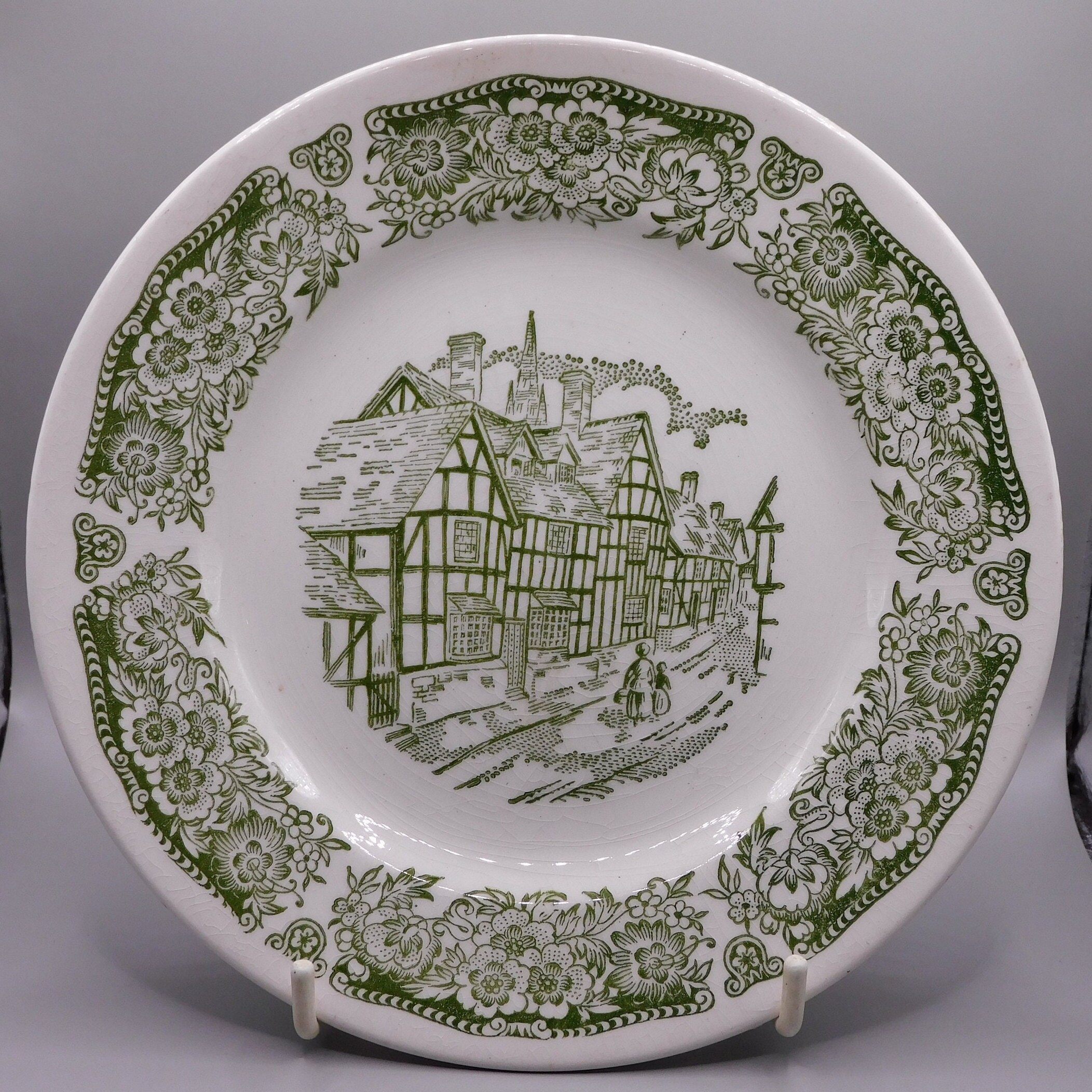 Vintage Broadhurst Staffordshire Tudor Village Teacup and - Etsy