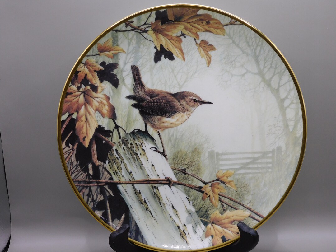 Wedgwood RSPB Centenary Collectible Plate - 'wren' Limited Edition - 9 ...