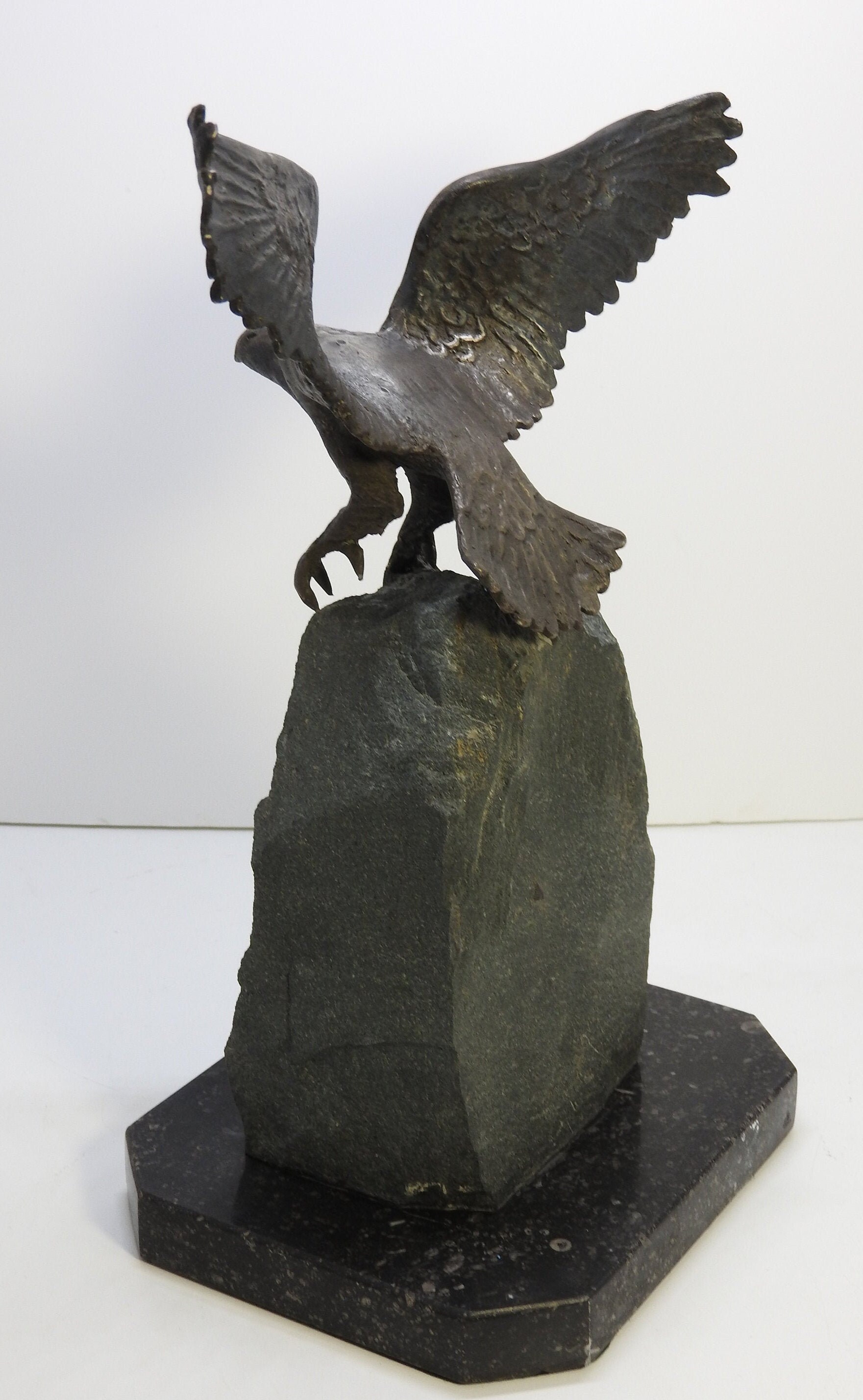 Desk Top Eagle on Rock Display - Etsy UK