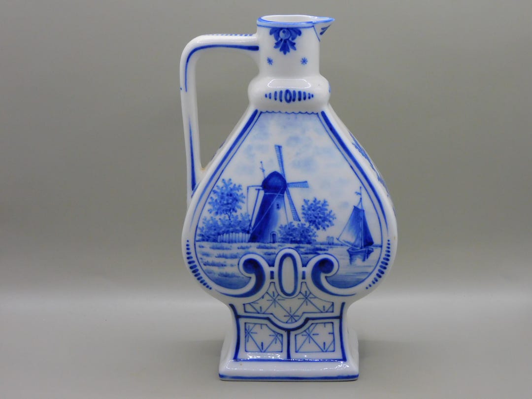 Delft Jug, Vintage Delft, Delft Blue and White, Decanter, - Etsy