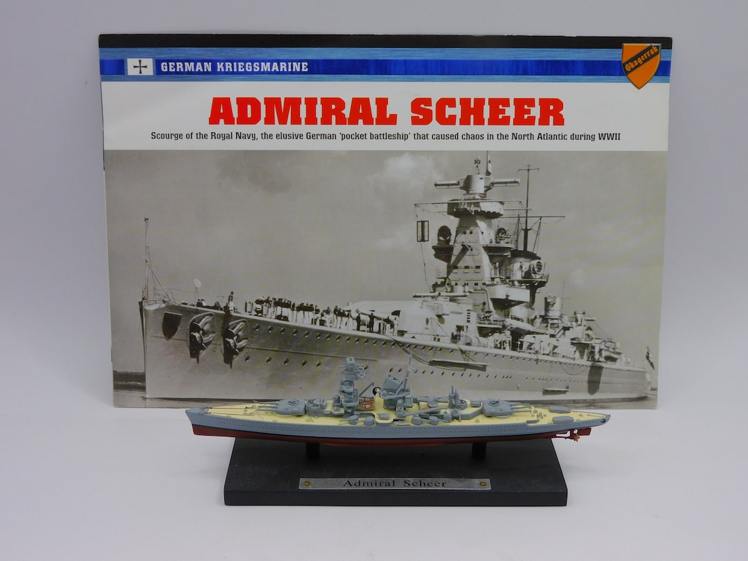 Admiral Scheer Warship, Atlas Editions Legendary Warships - WW2 Ship on ...