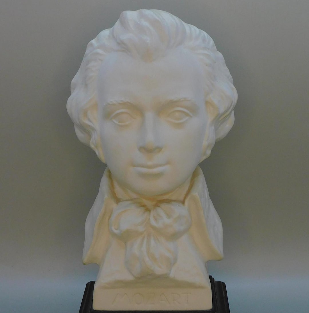 Vintage Goebel Mozart Bust Statue Sculpture - Bust - Classical - Etsy UK