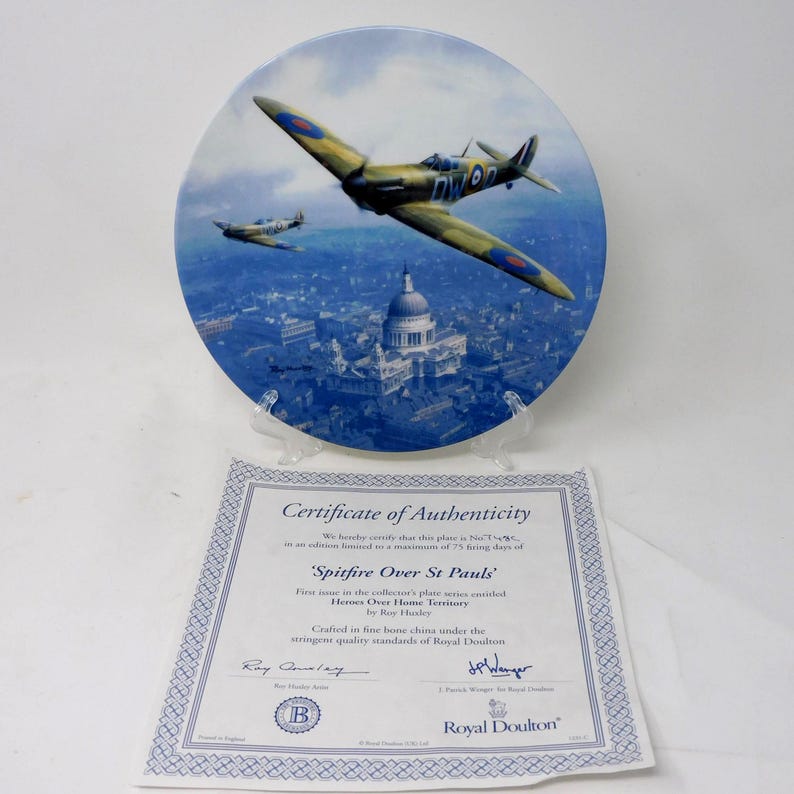 Plato de colección "Spitfire Over St Paul's" de Royal Doulton – Roy ...