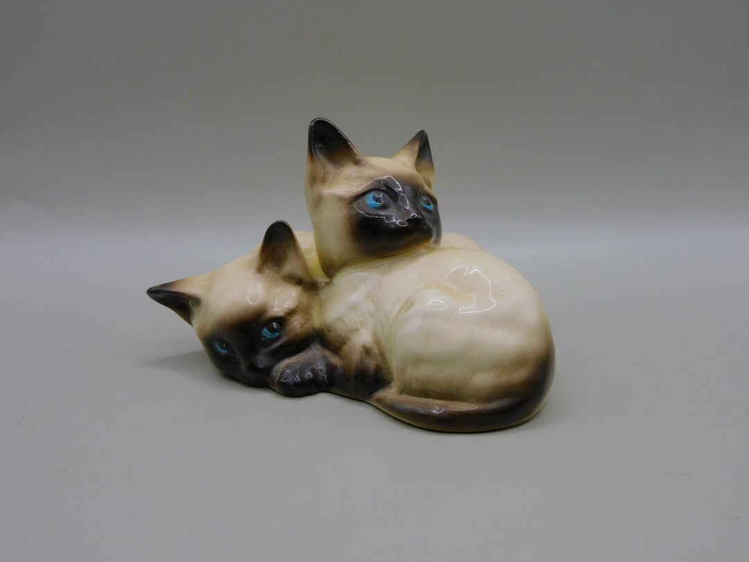 Beswick Siamese Kittens, Model Number 1296, Curled Together - Etsy