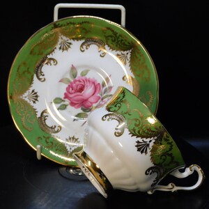 1950s SIGNED Mint Condition Paragon Antique Rose Cup and Saucer, Signed ...