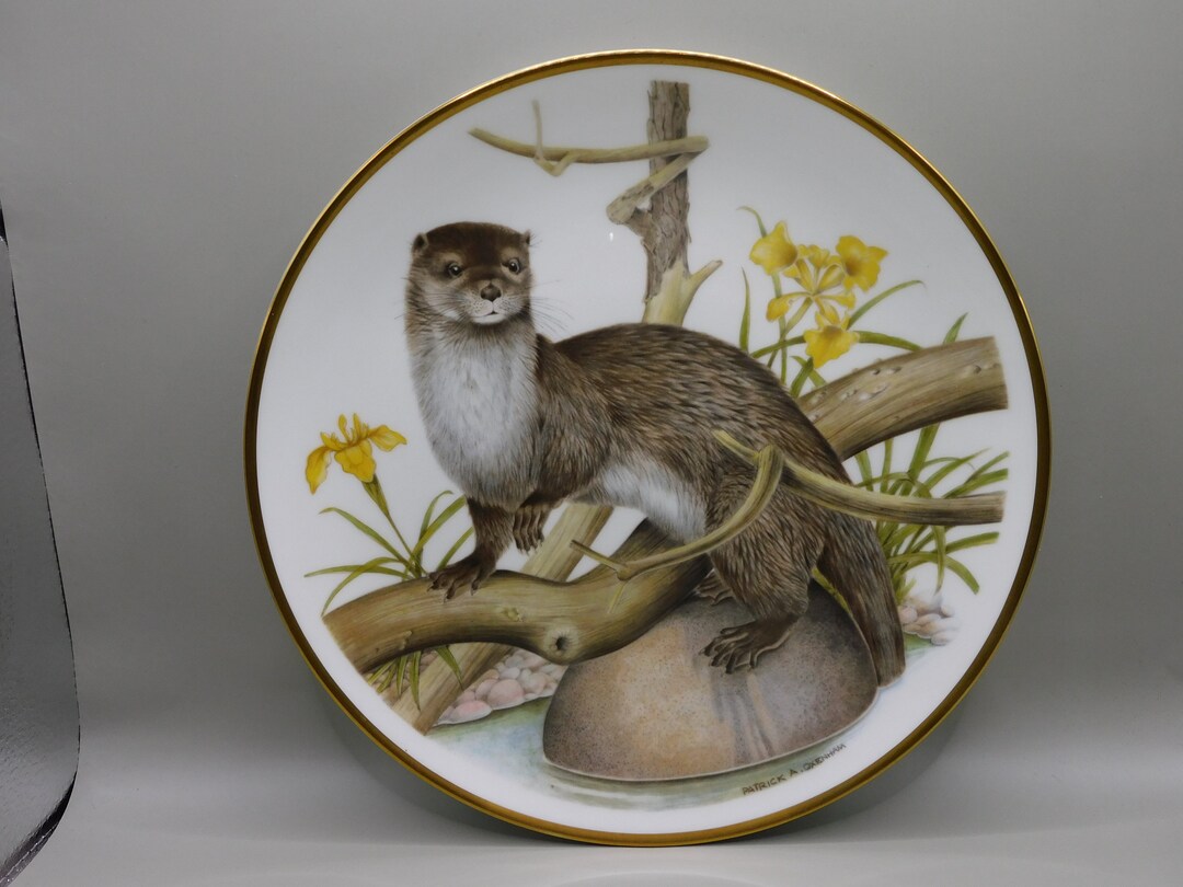 Wedgwood Wildlife of Britain Otter Plate Wildlife of Britain - Etsy UK