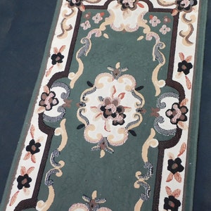 Chinese Green Ground Runner, 90 X 27" - Etsy