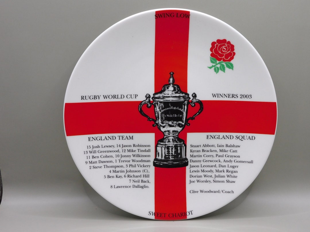 2003 Rugby World Cup Winners Plate, AYNSLEY BONE CHINA - Etsy