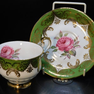 1950s SIGNED Mint Condition Paragon Antique Rose Cup and Saucer, Signed ...