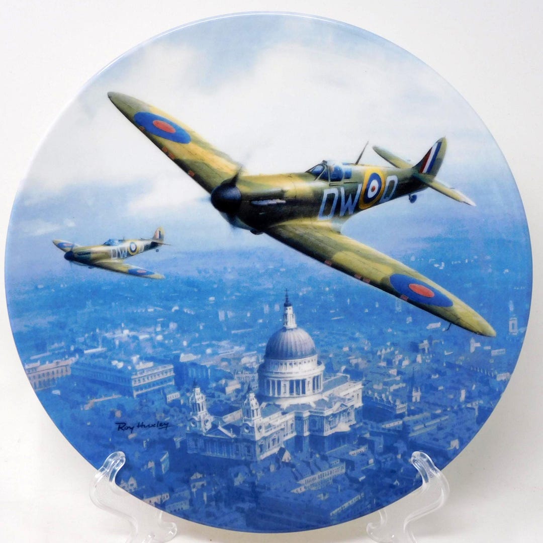 Royal Doulton, “spitfire Over St Paul’s” Collector Plate – Roy Huxley ...