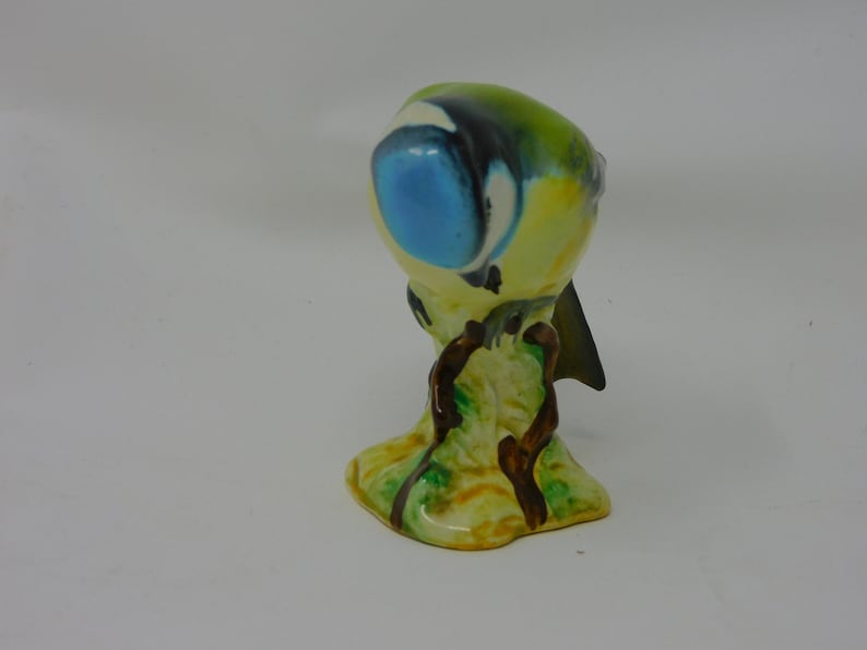 Vintage Beswick 'bluetit' Bird Glossy Porcelain Figurine, Model 992 - Etsy