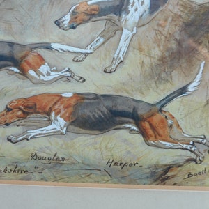 Basil Nightingale, British Artist 1864-1940, Hunting Watercolour ...